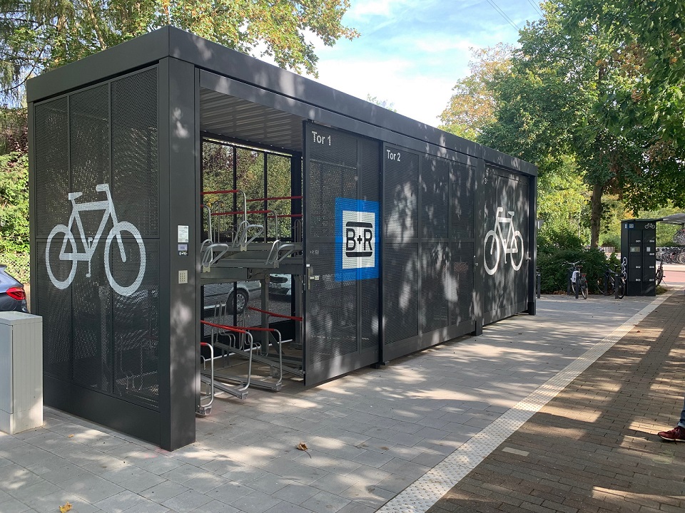 Neue Bike+Ride Anlage in Rissen - Kloenschnack